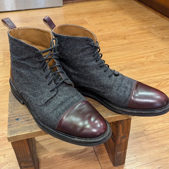 Taft | Shoes | Taft The Jack Boot In Wool And Full Grain Leather In ...